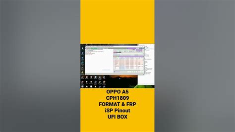 Oppo A5 Cph1809 Unlock And Frp Remove Isp Pinout By Ufi Box Youtube