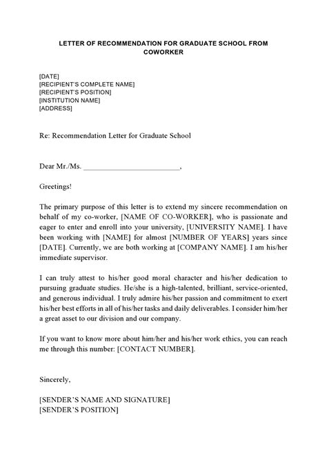 Sample Letter Of Recommendation Colleague At Kenneth Neilson Blog