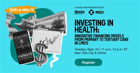 Investing In Health Innovative Financing Models From Primary To