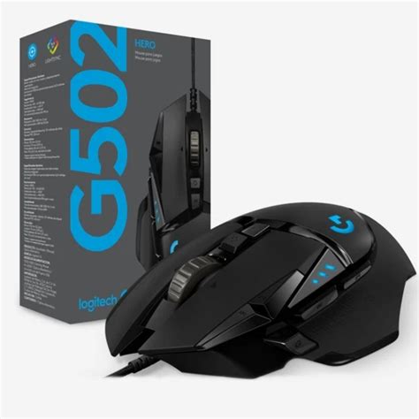 Logitech G502 Hero High Performance Wired Gaming Mouse 25k Sensor Black £34 99 Picclick Uk