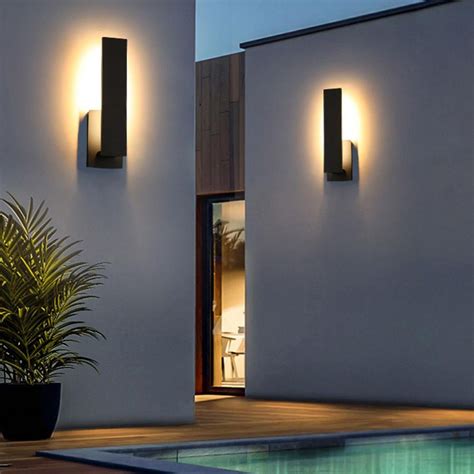 Outdoor Wall Sconce Installation Modern Minimalist Waterproof