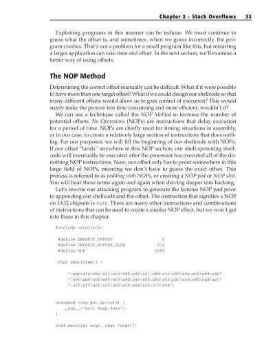 Chapter 2 Stack Overf