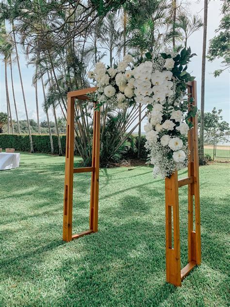 Timber Arbour Darwin Wedding Hire Beija Flor Florist