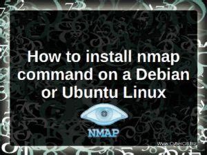 How To Install Nmap On A Debian Linux NixCraft