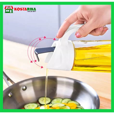 Jual Kostarika Botol Minyak 630ml Kaca Tempat Minyak 630 Ml Anti Tumpah Botol Kaca Minyak