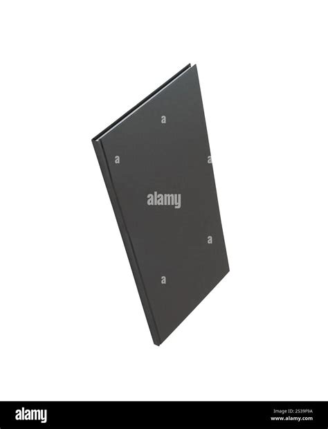 Black Notebook Isolated On White Background Black Notebook On White