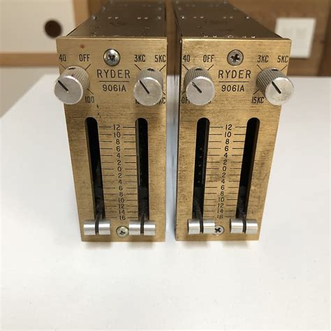 Altec Ryder 9061a Pair Vintage Passive Eq Ala Langevin Reverb