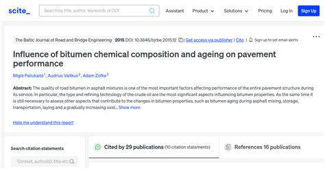 Influence Of Bitumen Chemical Composition And Ageing On Pavement