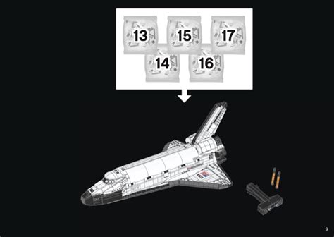 Lego Instructions For Set 10283 Nasa Space Shuttle Discovery Icons Space