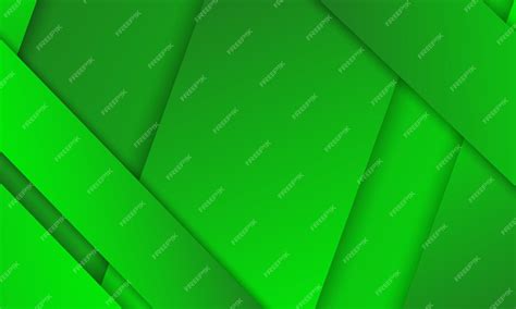 Premium Vector Green Geometric Vector Background With Lines And Glow In Vibrant Colors