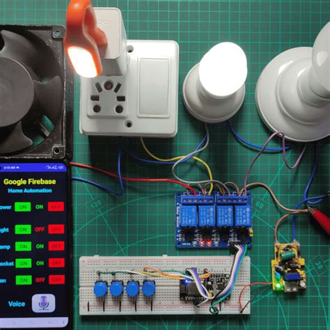 Iot And Manual Switch Control Home Appliances Using Firebase Server