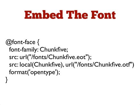 Font Embedding With Css3 Pdf Web Design And Html Internet