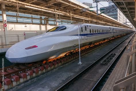 Shin Osaka Japan Circa 2018 Shinkansen N700a Series At Shin Osaka