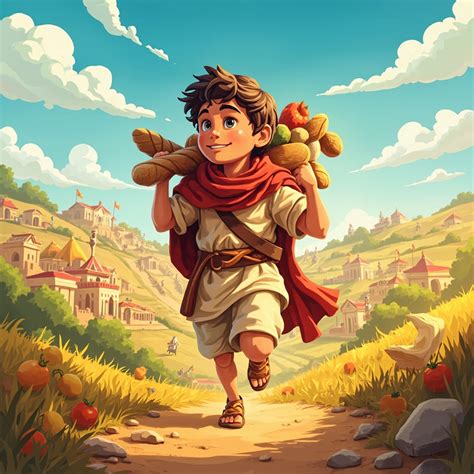 √ Daud Mengalahkan Goliath Si Raksasa Komikalkitab Com