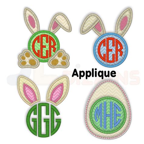Easter Applique Etsy