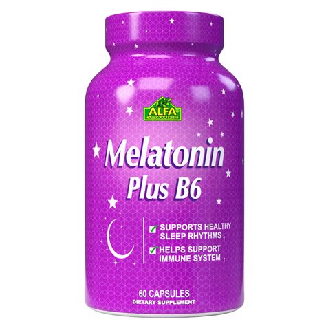 Melatonin 3mg Plus B 6 Alfavitaminswholesale