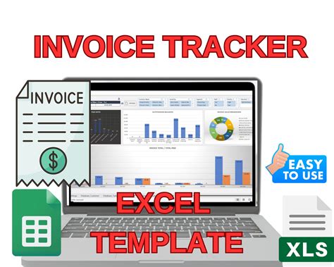 Advanced Invoice Tracker Excel Template Invoice Tracking Spreadsheet Sales Analysis Template