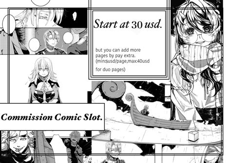 Commission Comic Slot And Samples Cover By Sarunyaart On Deviantart