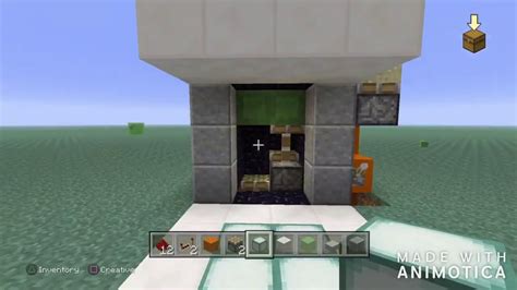Minecraft Redstone Elevator Tutorial Youtube