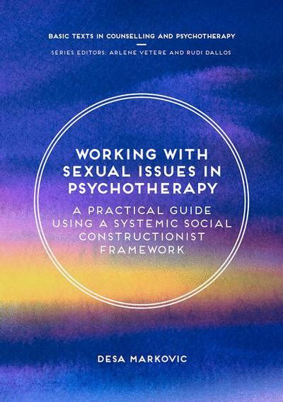 Working With Sexual Issues In Psychotherapy Psychological Therapy Books