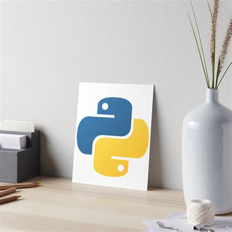 Python Programming Art Board Print By Vladocar Redbubble