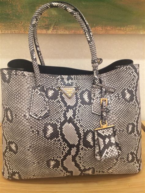 2015 Spring Collection Prada Python Handbag Python Handbags Louis