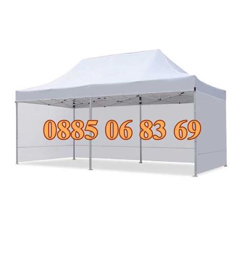 Шатра 3х6 м тип хармоника + 3 плътни страници гр. Варна Център • OLX.bg