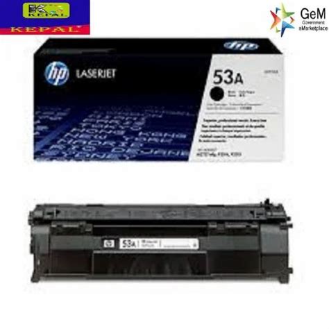 Hp 53a Black Toner Cartridges At ₹ 1983 Piece Hp Toner Cartridges In Mumbai Id 2854086143812