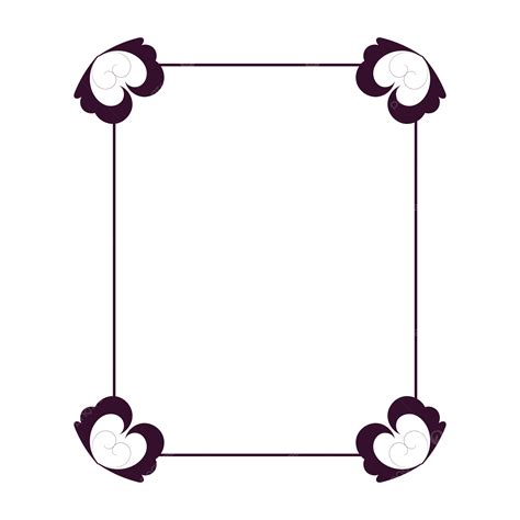 Floral Classic Frame Template Vector Clipart Abstract Floral Vintage Png And Vector With