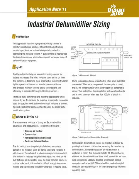Pdf 11 An Industrial Dehumidifier Sizing Dokumen Tips
