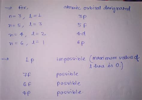What Is The Atomic Orbital Designation For The Following Quantumnumbers