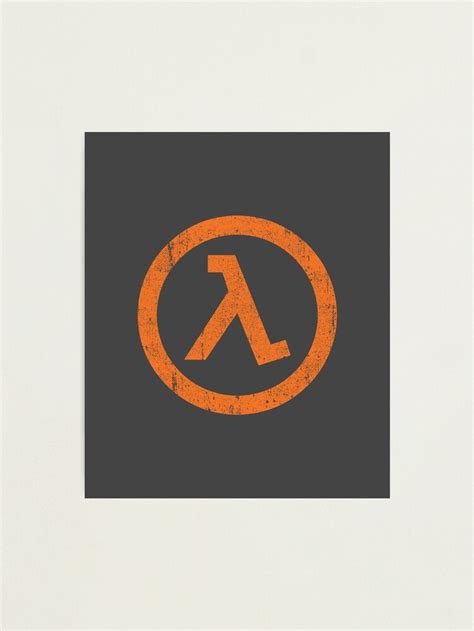 Half Life Lambda Symbol By Huckblade Shock Absorbing Frame Free