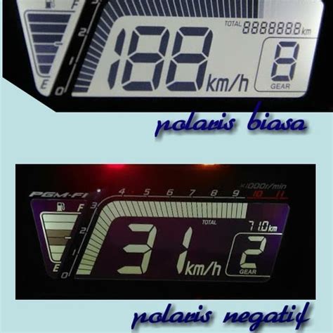 Jual Polarizer Negatif Display Lcd Lembaran Speedometer Shopee Indonesia