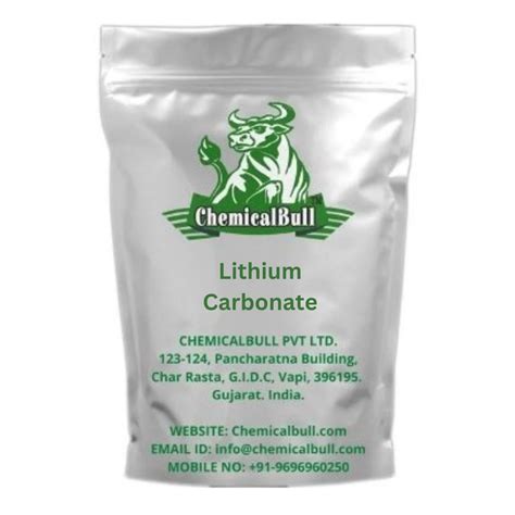 Lithium Carbonate 554 13 2 Chemical Bull Pvt Ltd