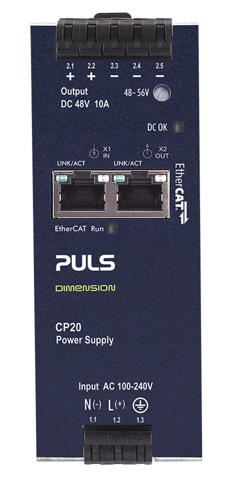 Industrial Power Supplies With Ethercat