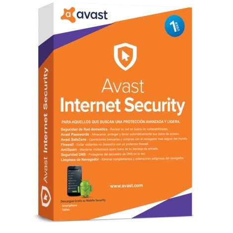Antivirus Avast Internet Security 2019 Transacciones Online Seguras