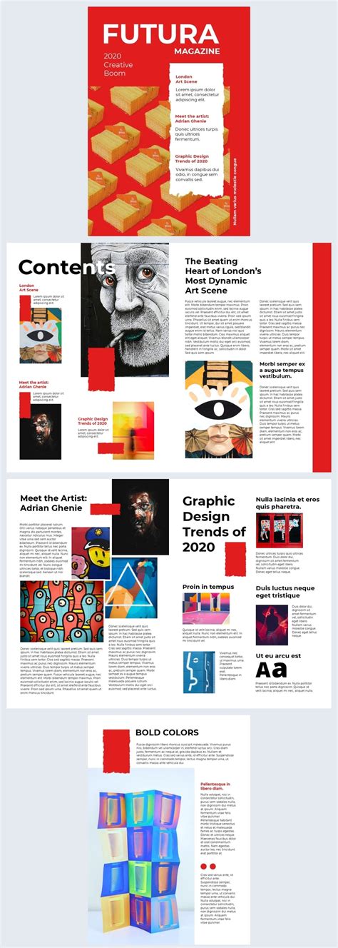 Layout De Revista De Design Grafico