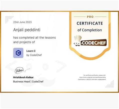 Anjali Peddinti On Linkedin Codechef 🧑‍🍳