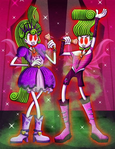Velvet And Veneer X The Dazzlings 2 By Raziyah On Deviantart