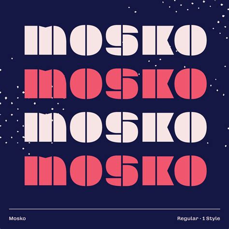Mosko Regular Standard Licence Tofu Type Foundry