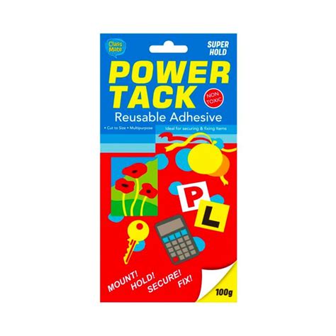 2 X Power Tack Reusable Adhesive 100g Smooth Sales