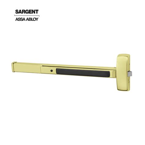 Sargent 8804 Rim Exit Device With Wide Stile Pushpad And Cylinder