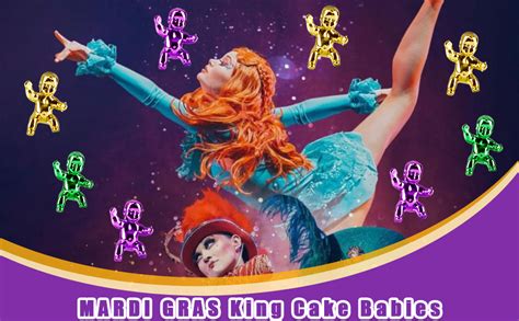 24pcs King Cake Babies 12inch Mini Plastic Babies