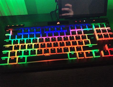 Corsair K70 With Xda Pudding Caps I Want Flatter Caps Like Cherry R1
