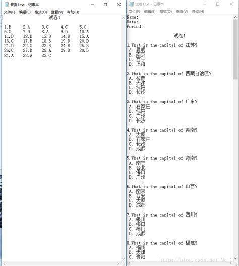 python学习笔记（五）——读写文件 import random the quiz data keys are states and