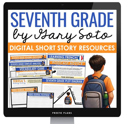 Seventh Grade By Gary Soto Digital Short Story Lesson Slides And Assig
