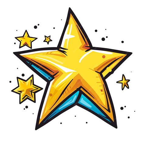 Star Illustration Icon Cartoon Graphic Premium Ai Generated Image