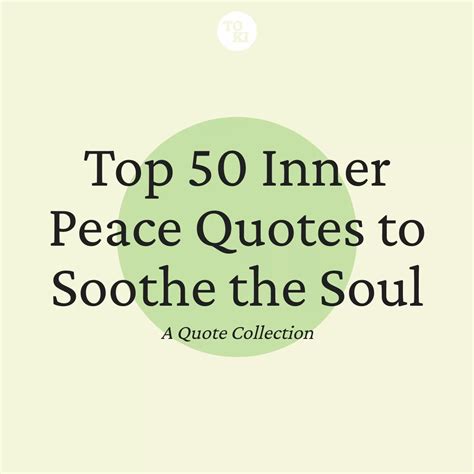 Best Inner Peace Quotes To Soothe The Soul Top 50