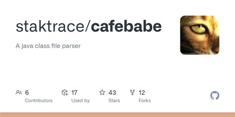 github staktrace cafebabe a java class file parser