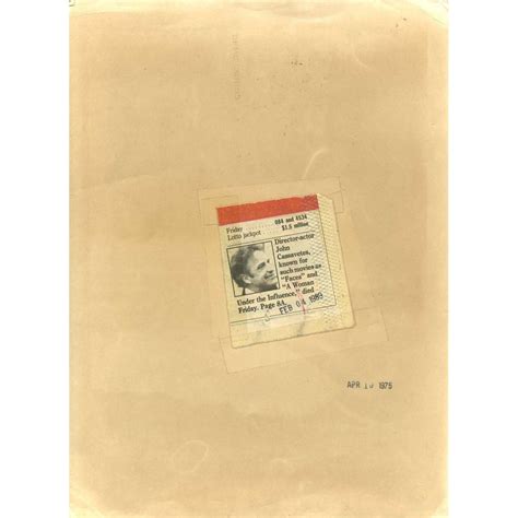 A Woman Under Influence Movie Still 8x10 In